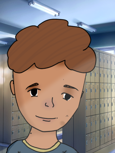 Boy at school - ibisPaint