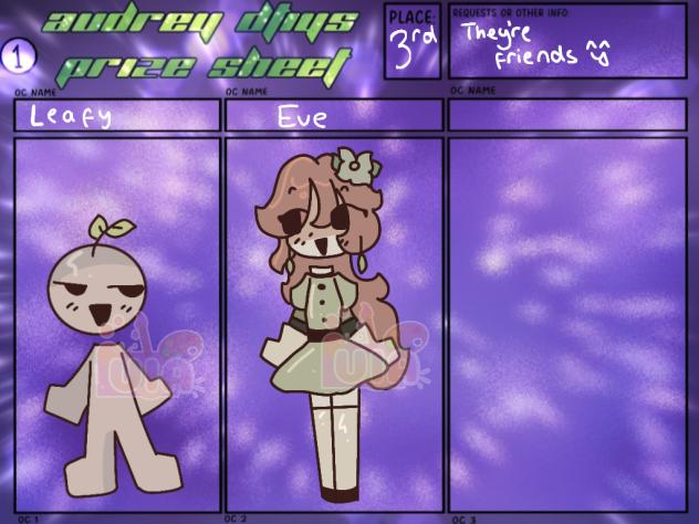 Audrey prize sheet ig - ibisPaint
