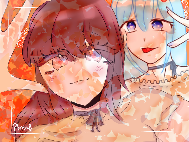 Collab with my bff ( sarahh ) - ibisPaint