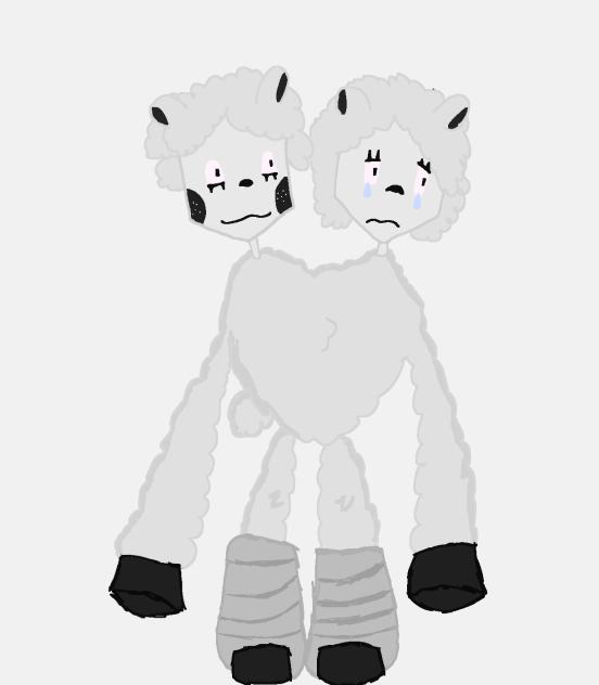 Happy and Saddy sheep idea🩶 - ibisPaint