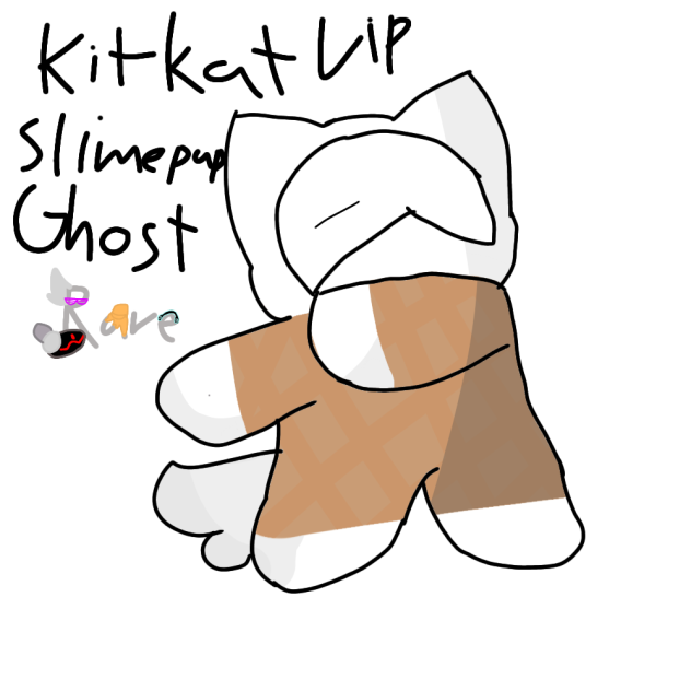 kitkat vip slimepup Ghost - ibisPaint