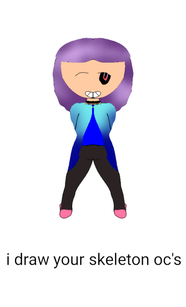 i draw your skeleton oc's - ibisPaint