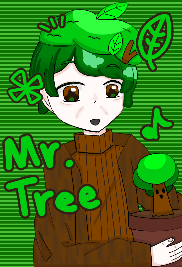 Sprunki,Mr.tree【human】 - ibisPaint