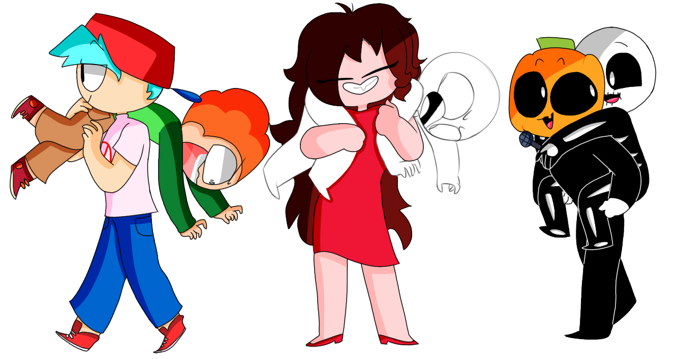 A normal day for FNF characters 3 - ibisPaint