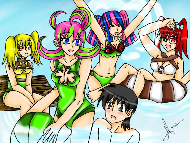 swimming time - ibisPaint