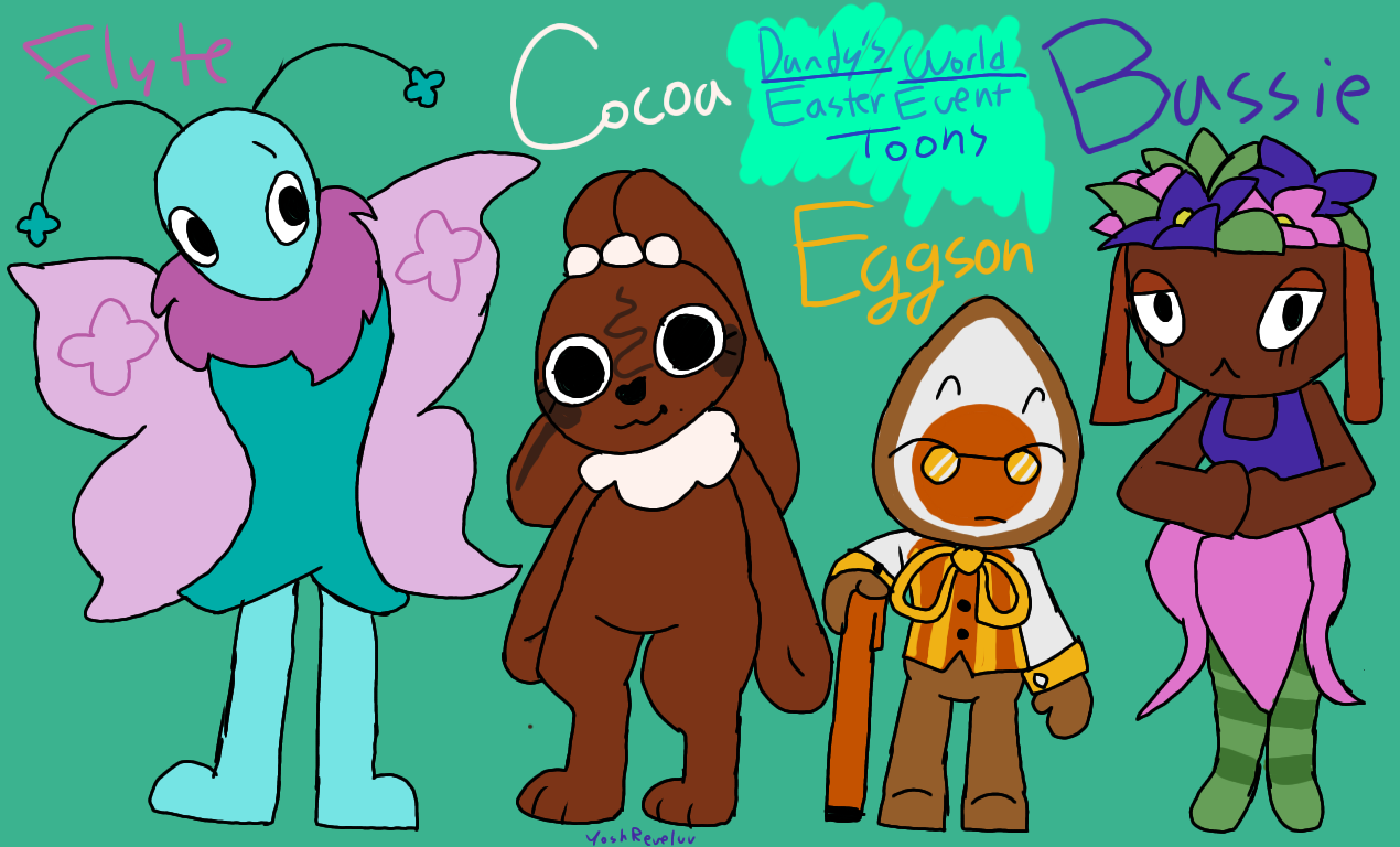 Dandy's World Easter Event Toons - ibisPaint