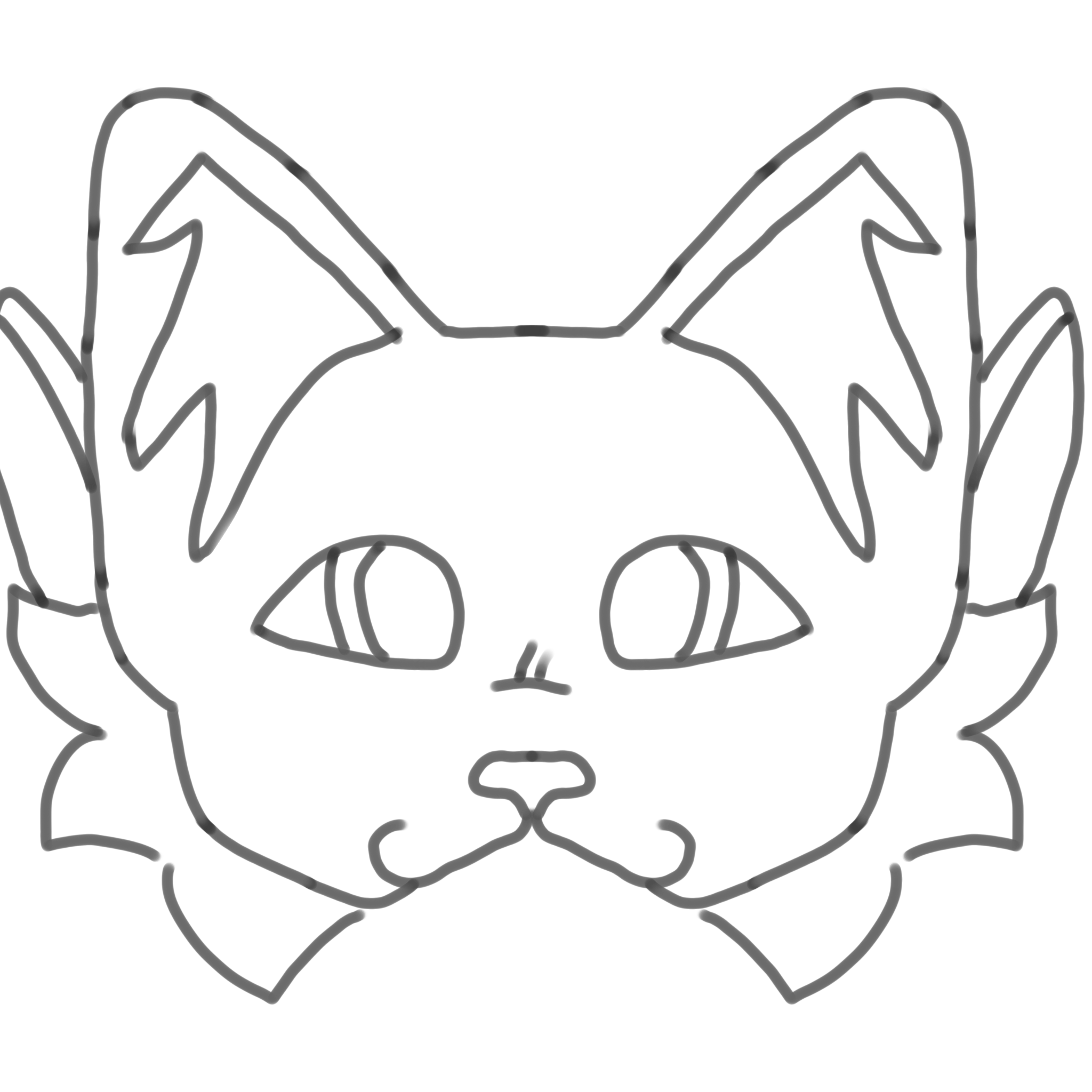 D3 — Cat mask (four ears) - ibisPaint