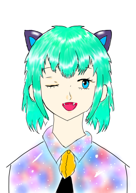 the strange girl - ibisPaint