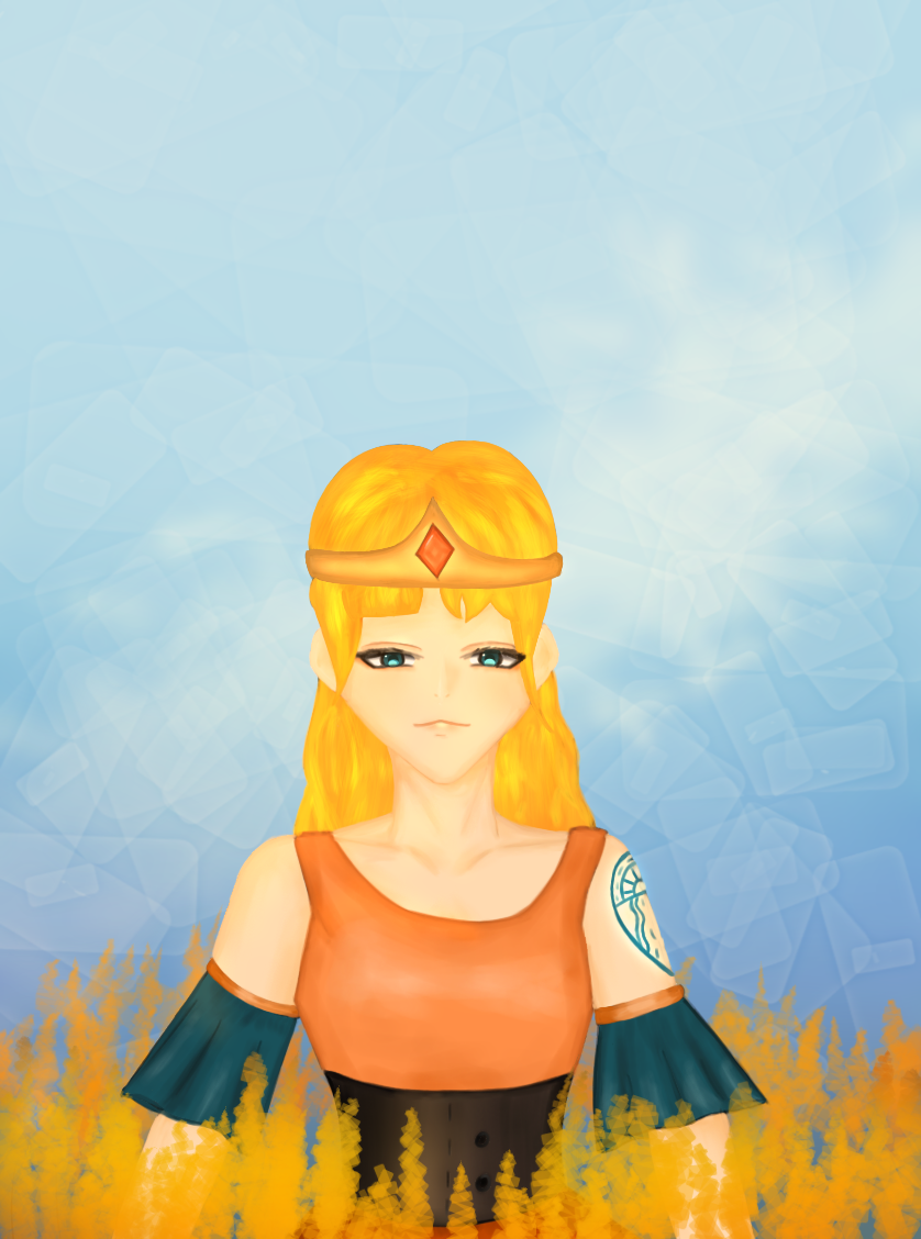 Angel of wheat 🌾 - ibisPaint