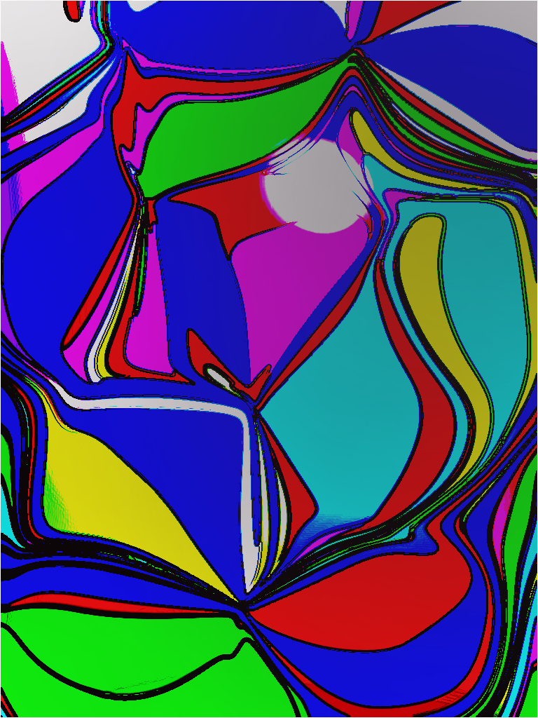 Random Bubbly Abstract art - ibisPaint