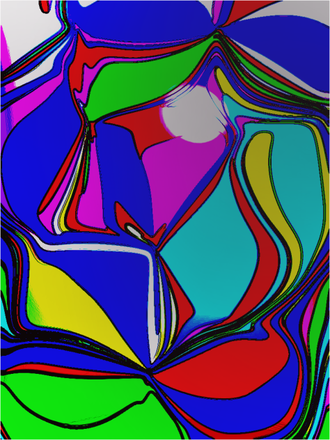 Random Bubbly Abstract art - ibisPaint