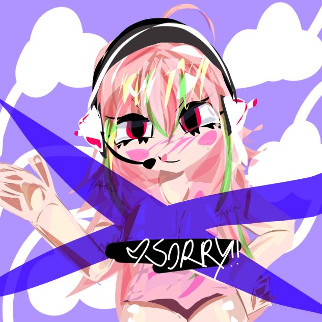 Super sonico aka gooner fanart - ibisPaint