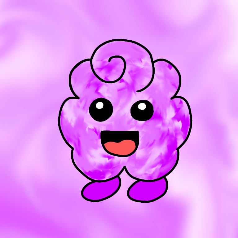 Purple puff - ibisPaint
