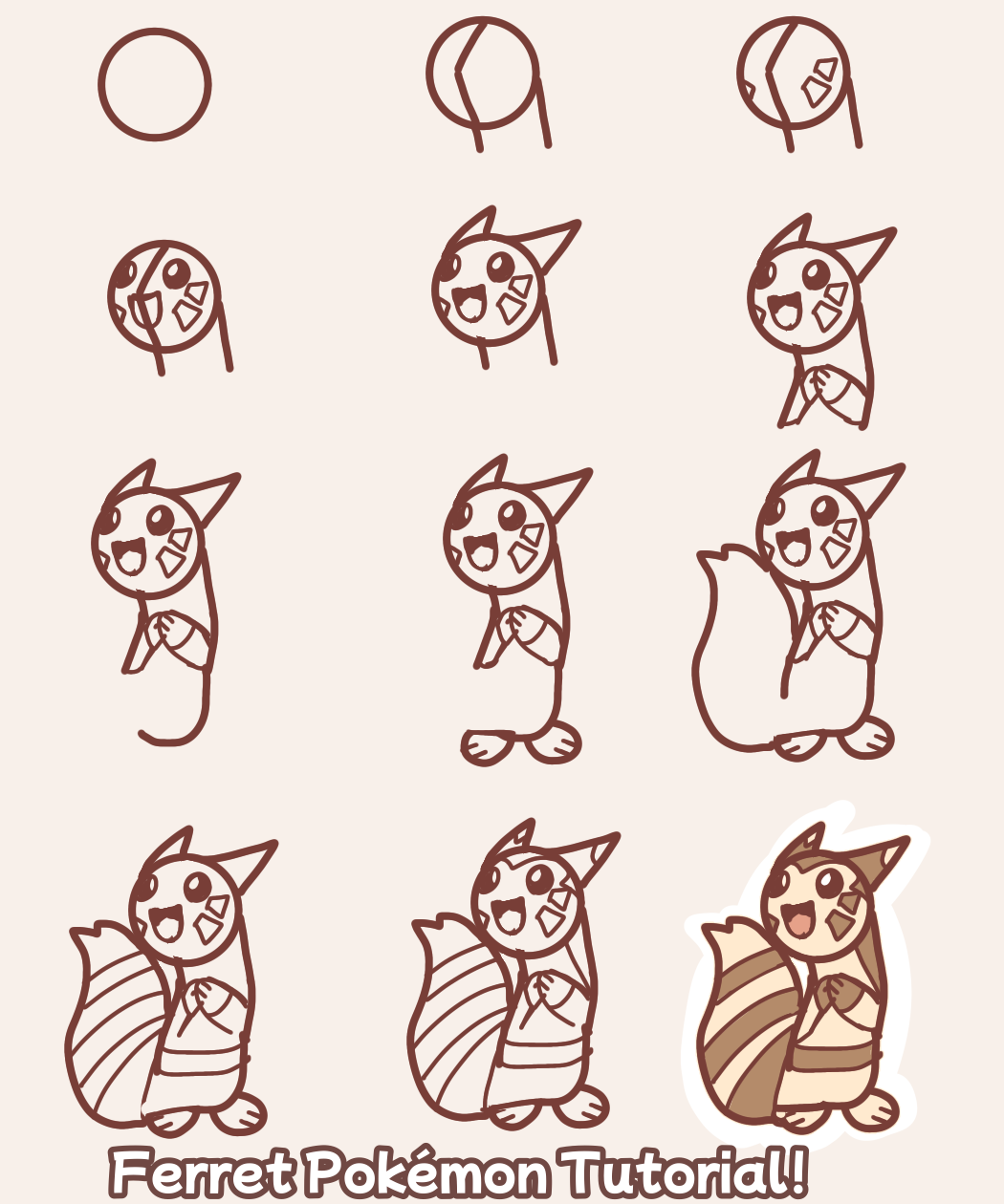 Ferret Pokémon Tutorial! - ibisPaint