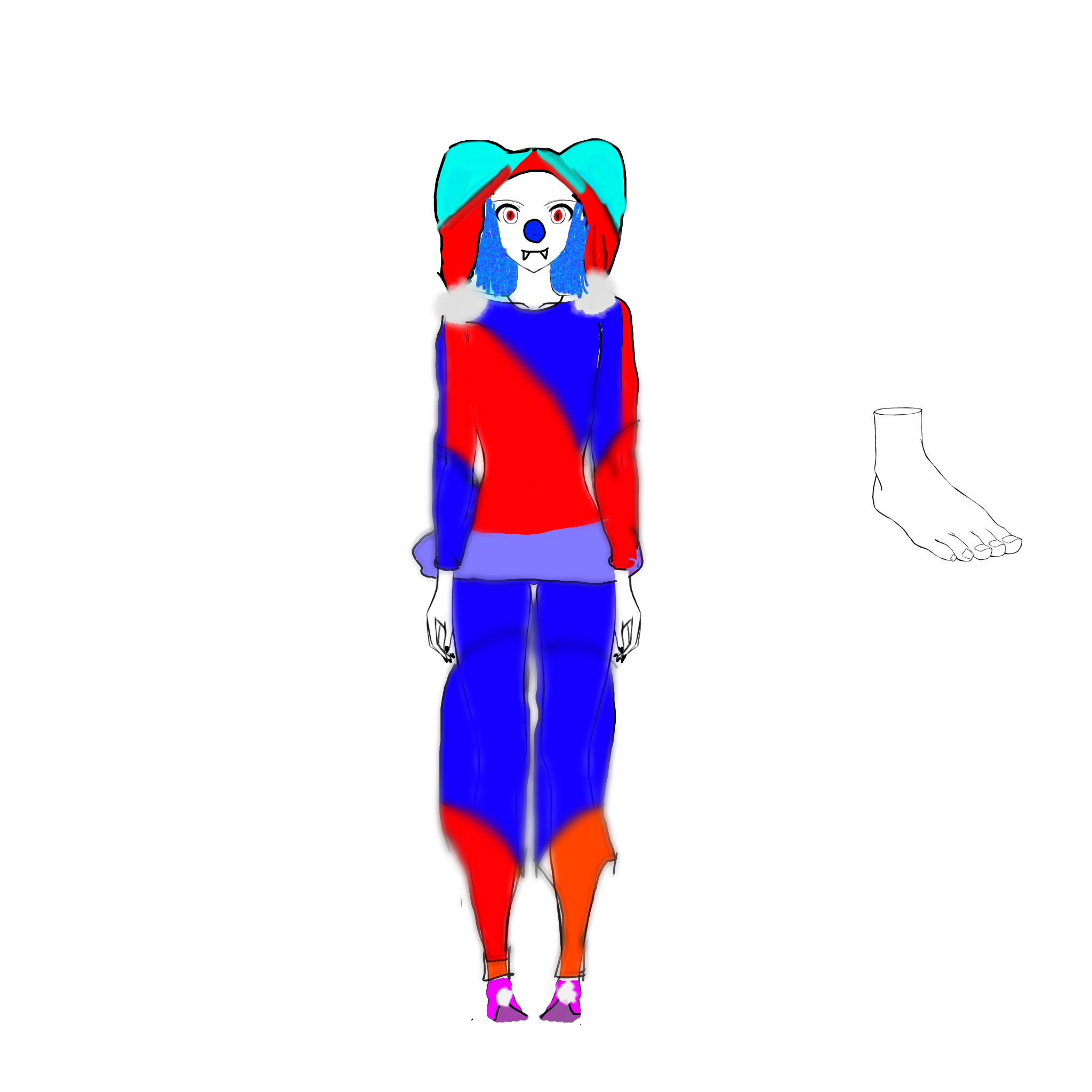 demon clown - ibisPaint