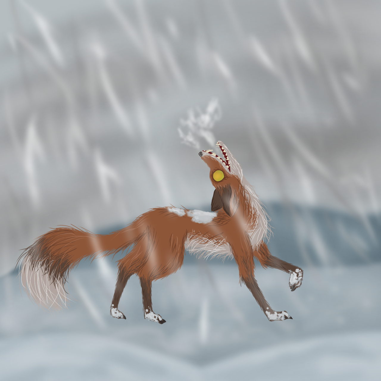 idk a fox - ibisPaint