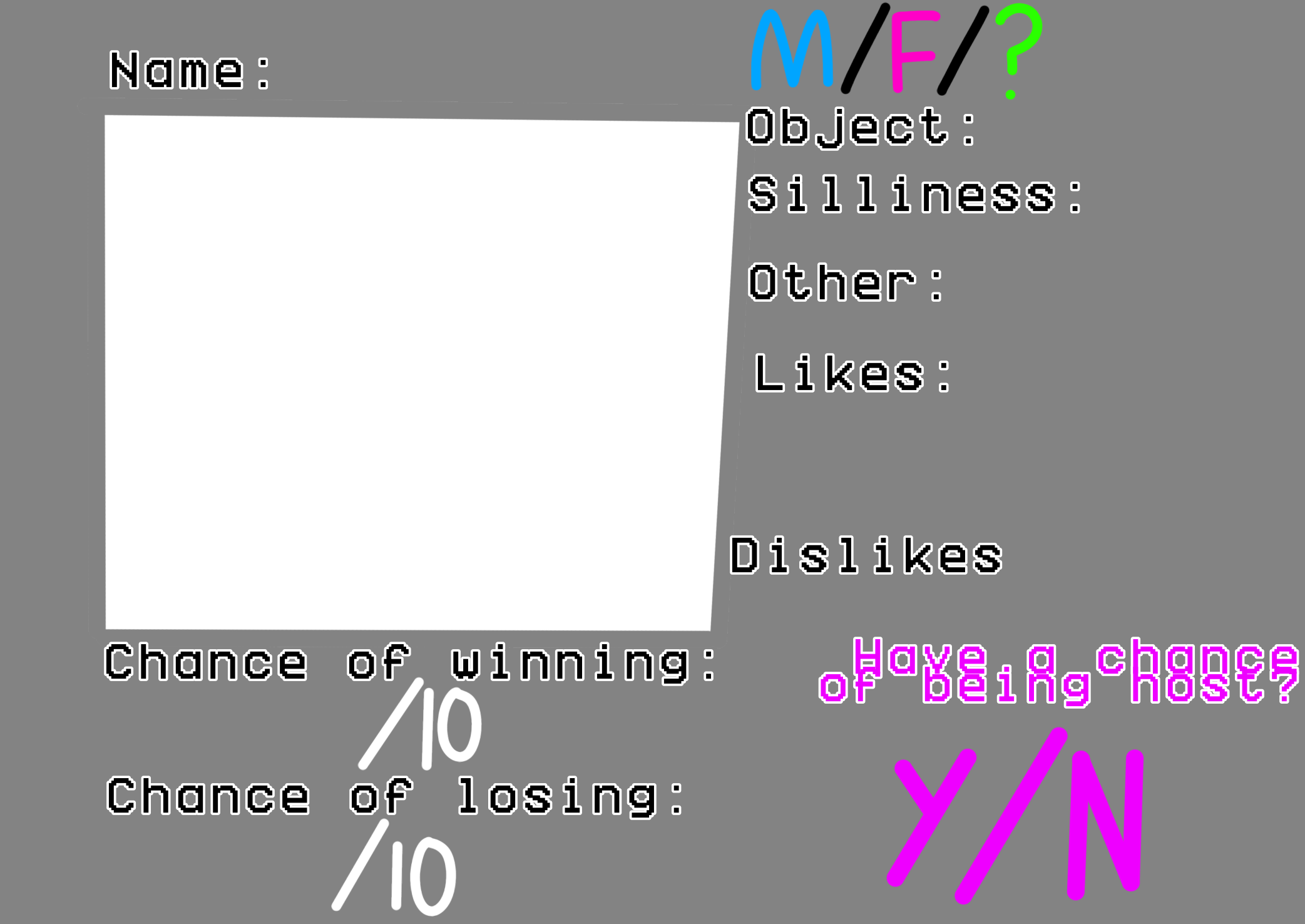 Object show sheet (Use #OSDK) - ibisPaint
