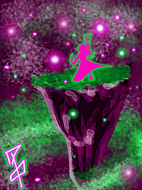 huevember day 12 cosmic wizard - ibisPaint