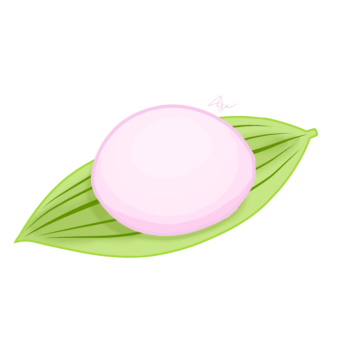 Strawberry mochi - ibisPaint
