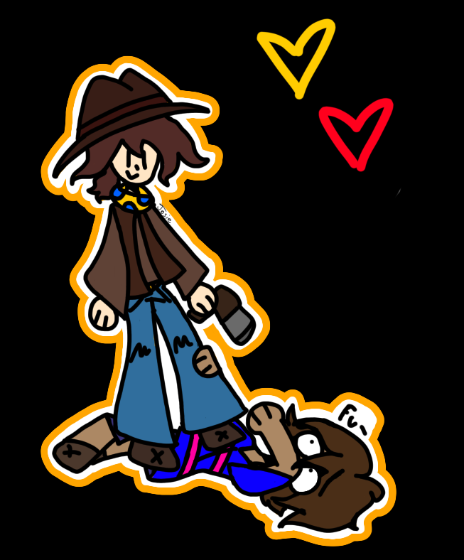 Frisk and Clover - ibisPaint