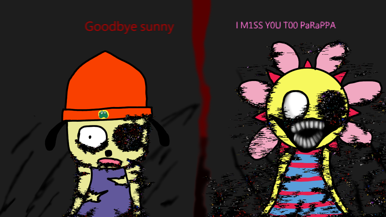 PaRaPPa And corrupted sunny - ibisPaint