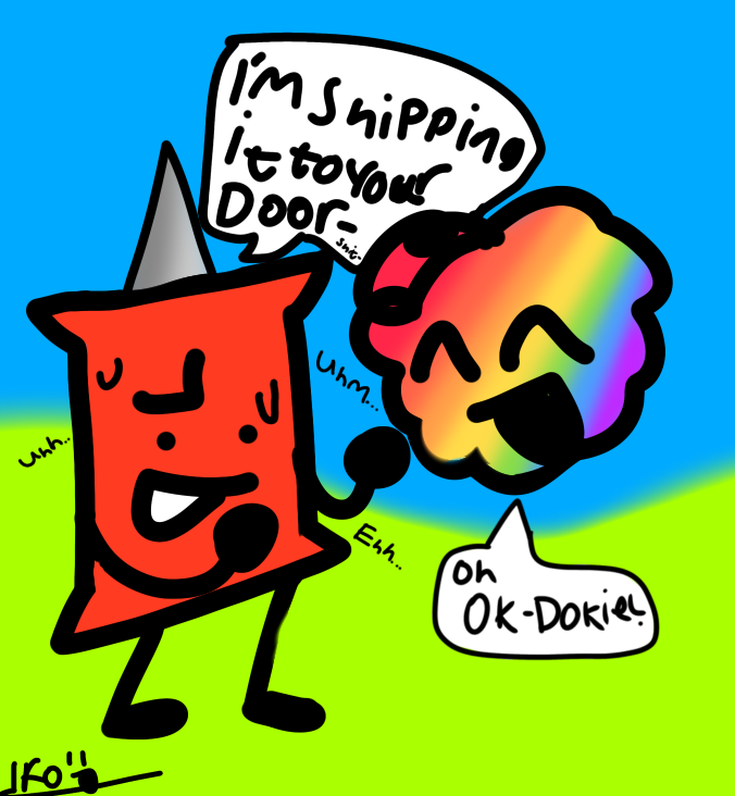 SHIPPING A COOKIE TO PUFFBALL! - ibisPaint