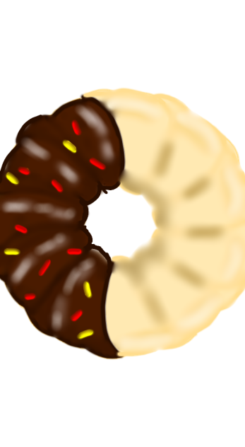 Realistic doughnut - ibisPaint