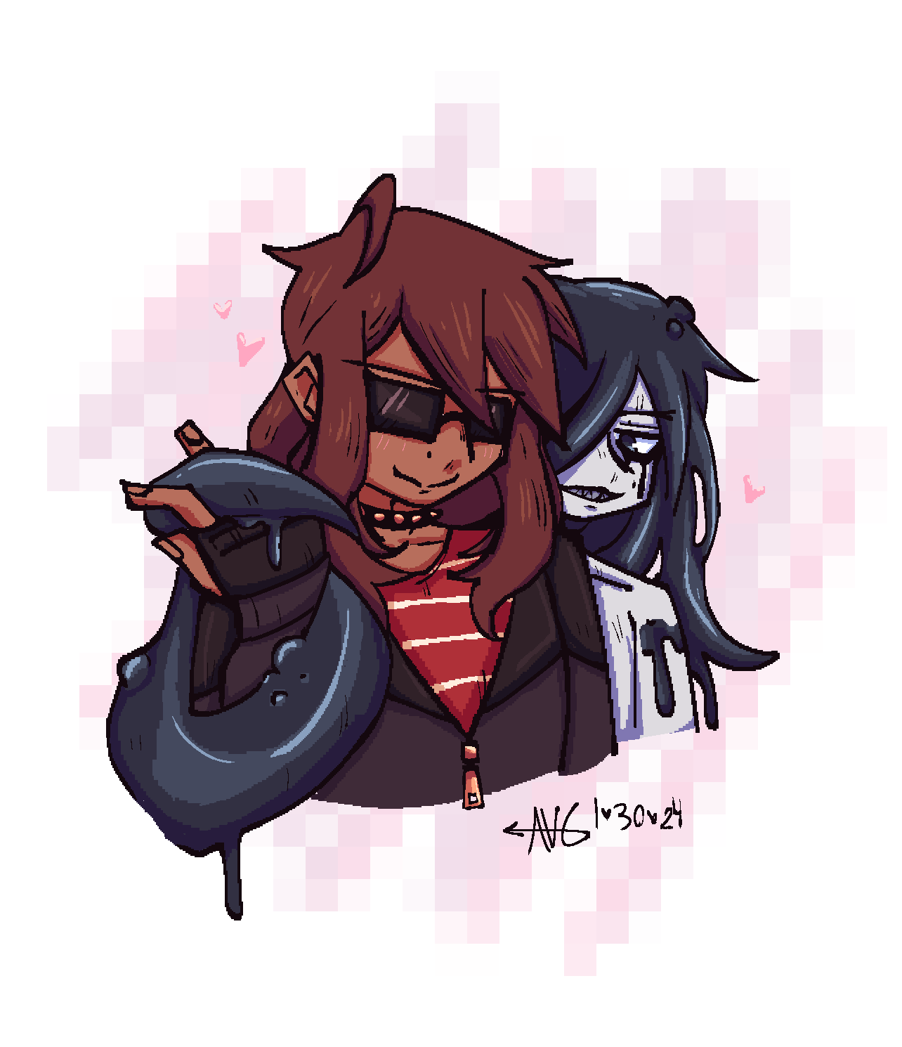 Hand holding - ibisPaint