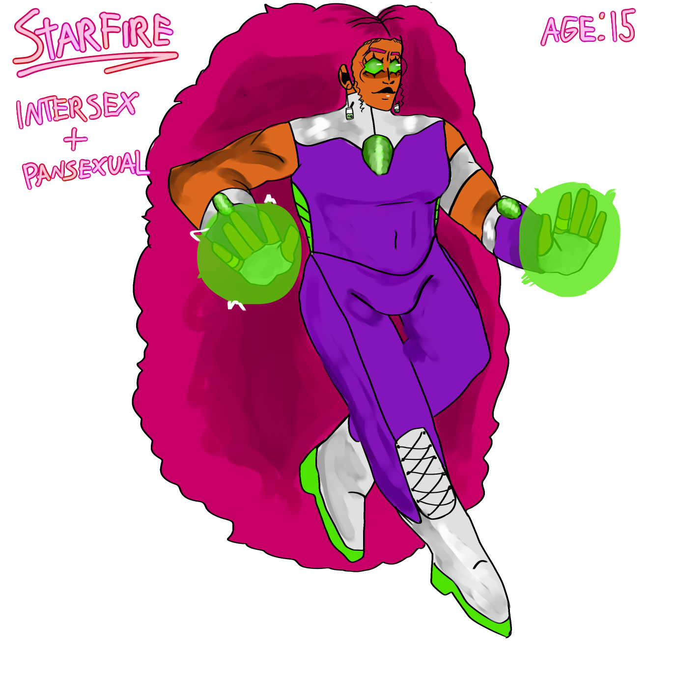 starfire (tt au) - ibisPaint