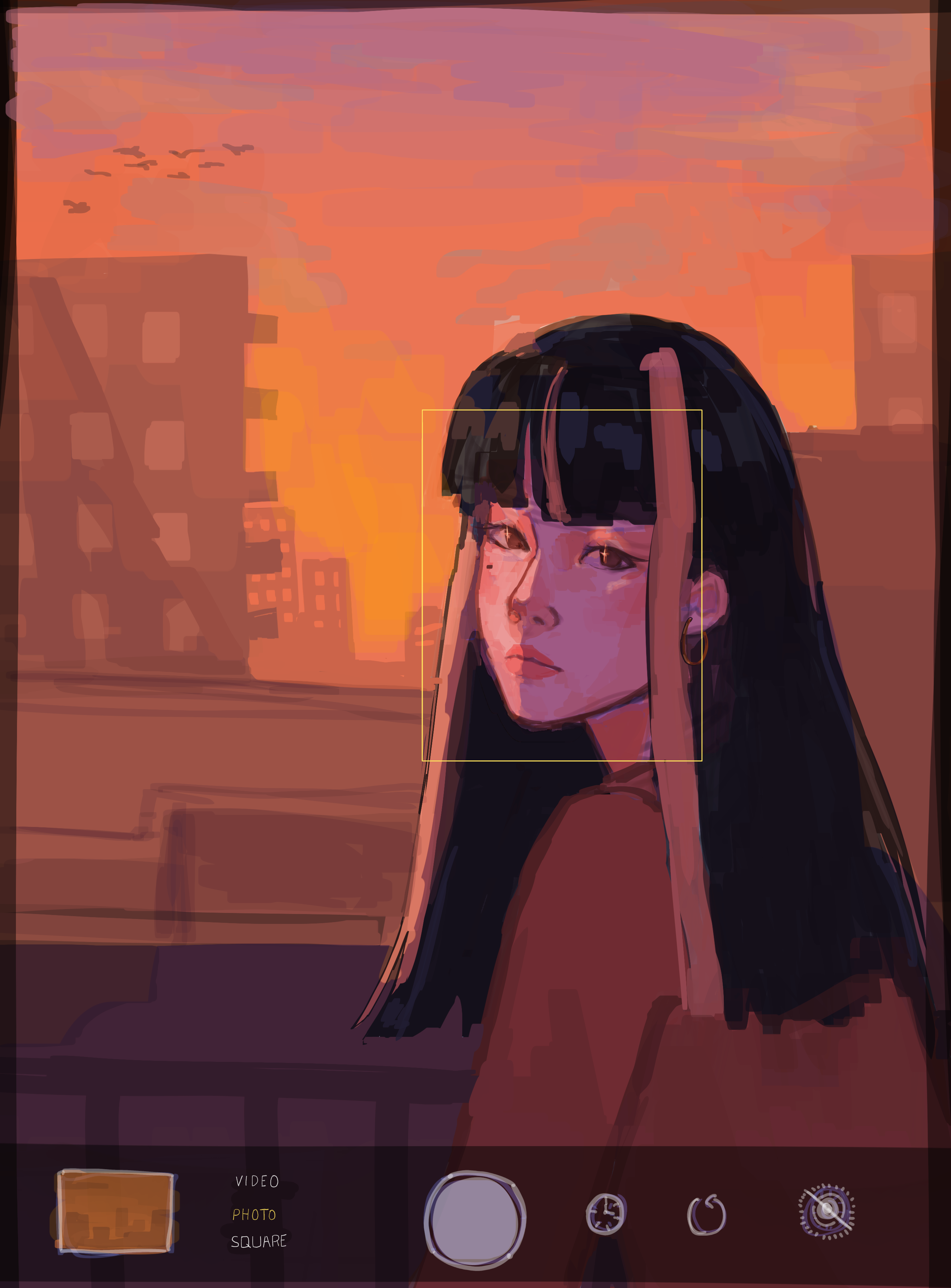 sunset - ibisPaint