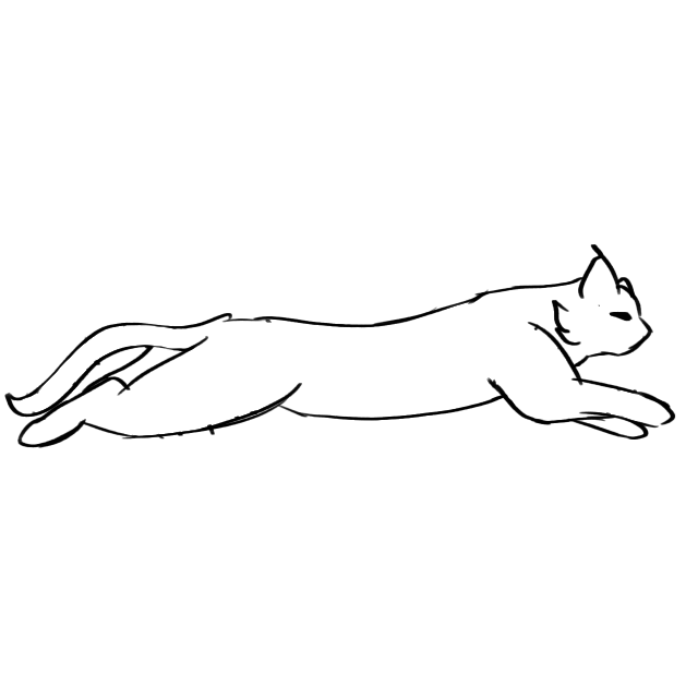 Cat run cycle(advanced, reupload) - ibisPaint