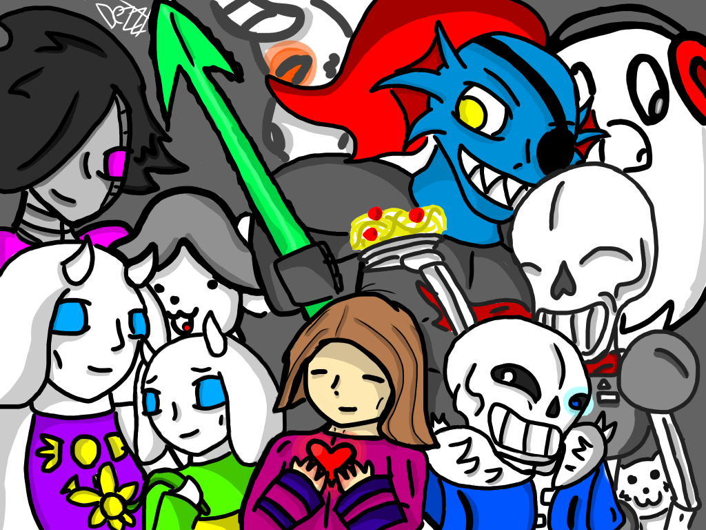 Drawing Undertale - ibisPaint