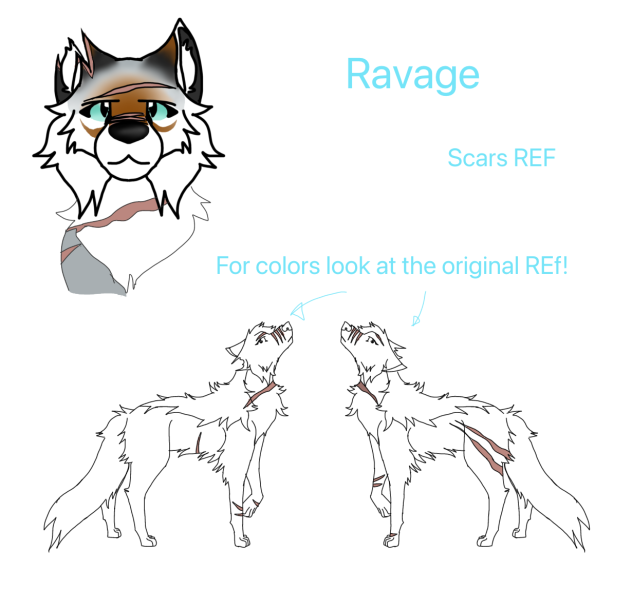 Ravage’s scars REF - ibisPaint