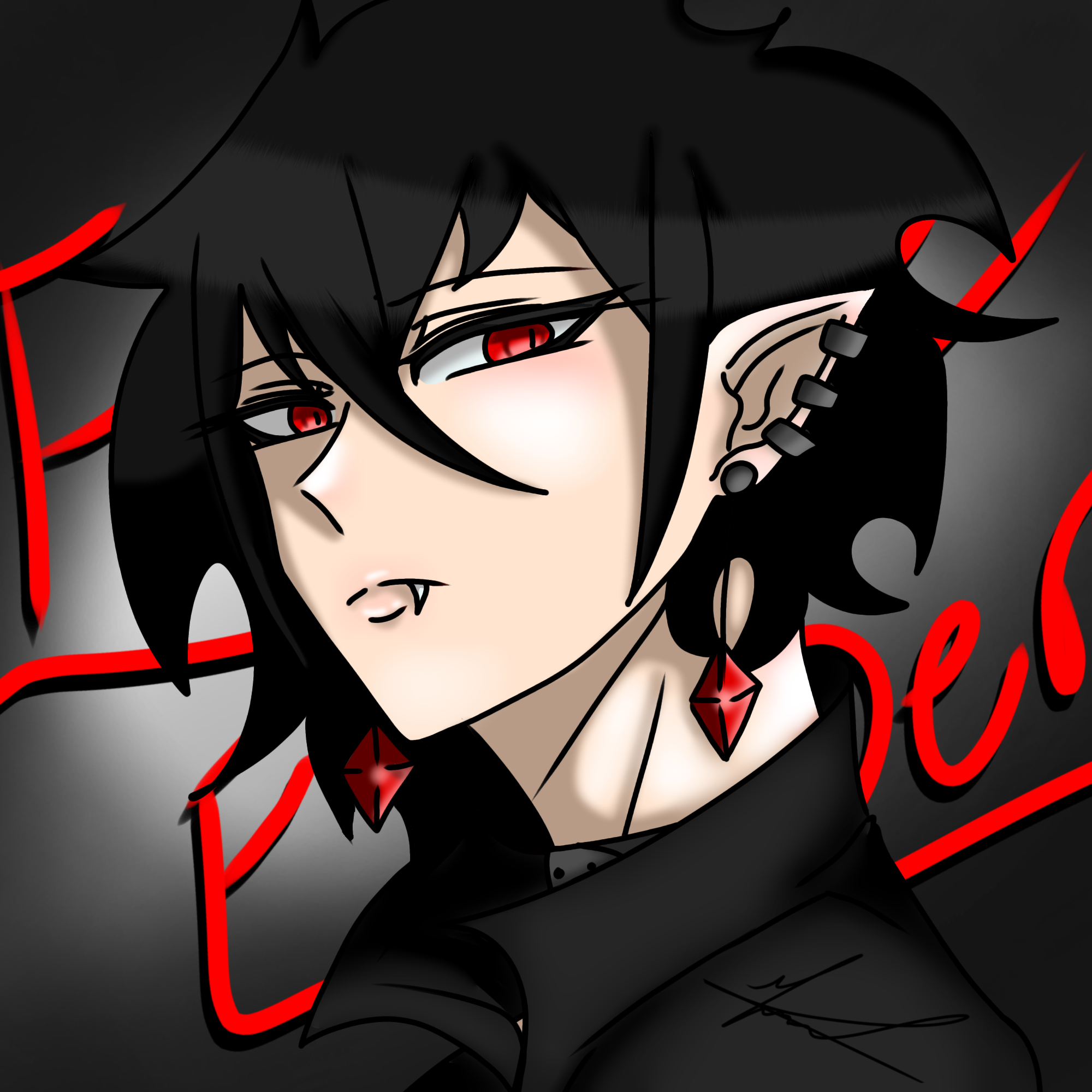 Fallen Ember cover page - ibisPaint