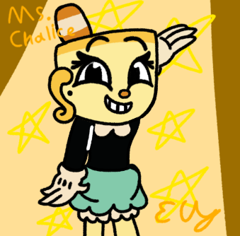 Ms. Chalice in cartoon - ibisPaint