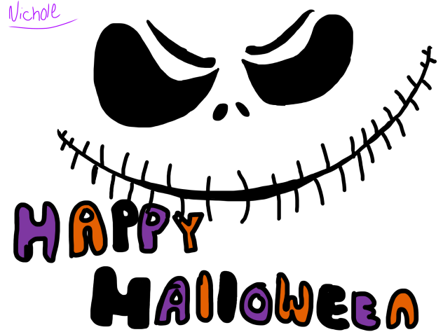 Happy Halloween!! Jack Skellington - ibisPaint