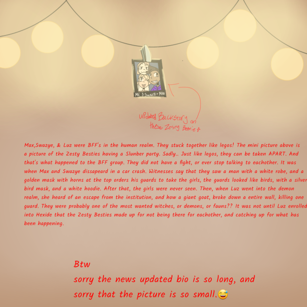 Updated bio about Luz Max and Swazye - ibisPaint