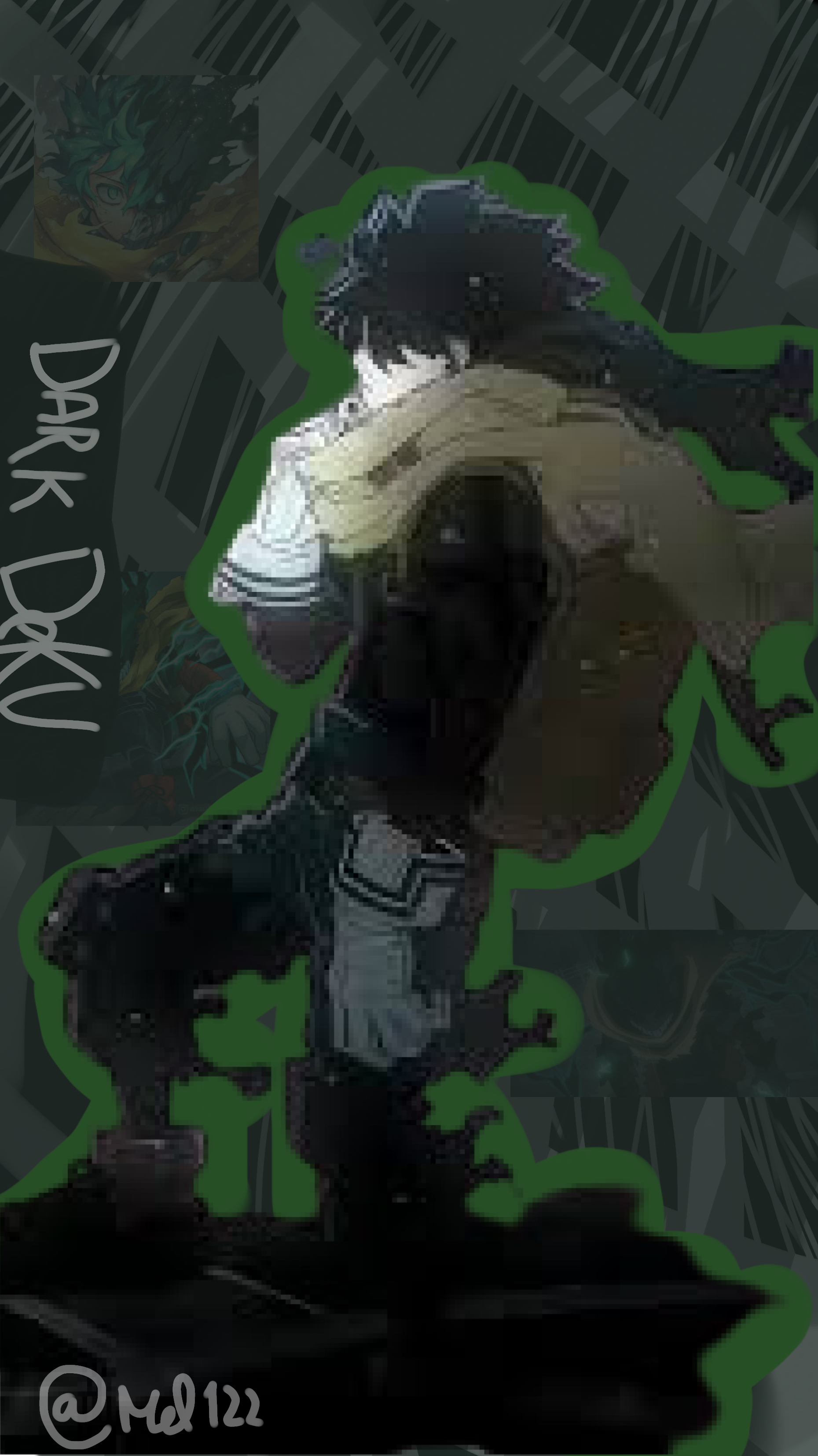 Dark Deku -Wallpaper- - ibisPaint