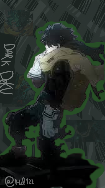 Dark Deku -Wallpaper- - ibisPaint