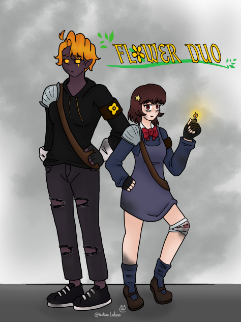 FLOWER DUO Nuggetsmp - ibisPaint