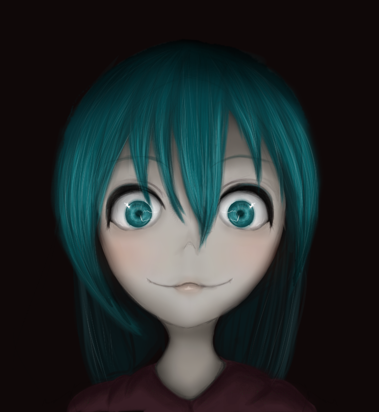 Creepy miku doll - ibisPaint