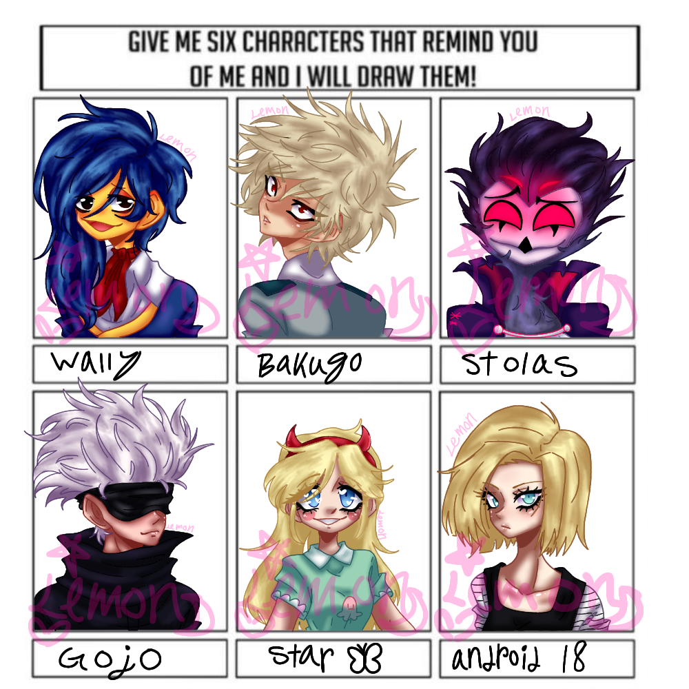 6 characters challenge! - ibisPaint