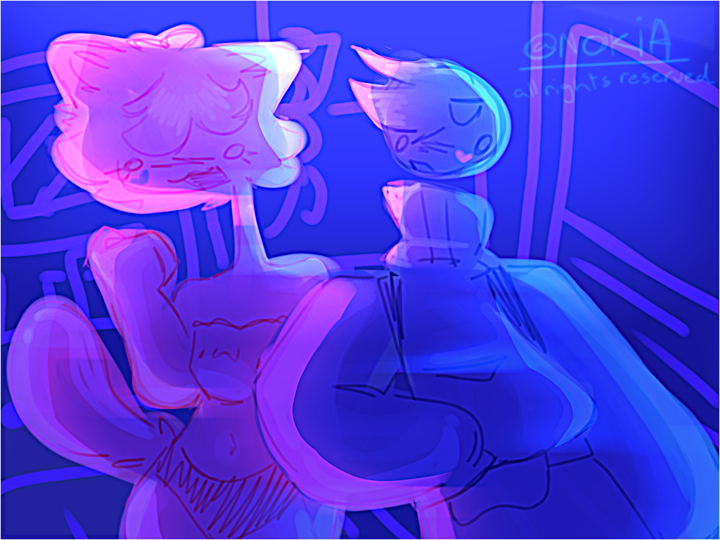 the blinding light chooses its victim - ibisPaint