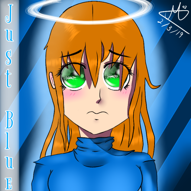 Just blue - ibisPaint