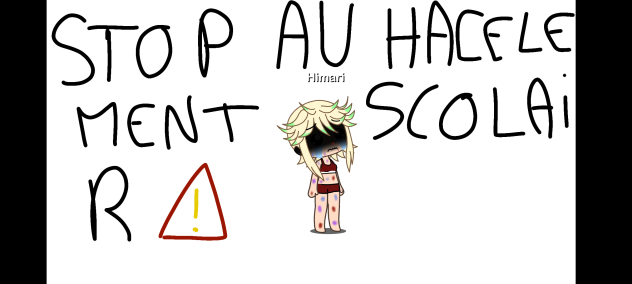 stop au harcèlement scolaire !!! - ibisPaint