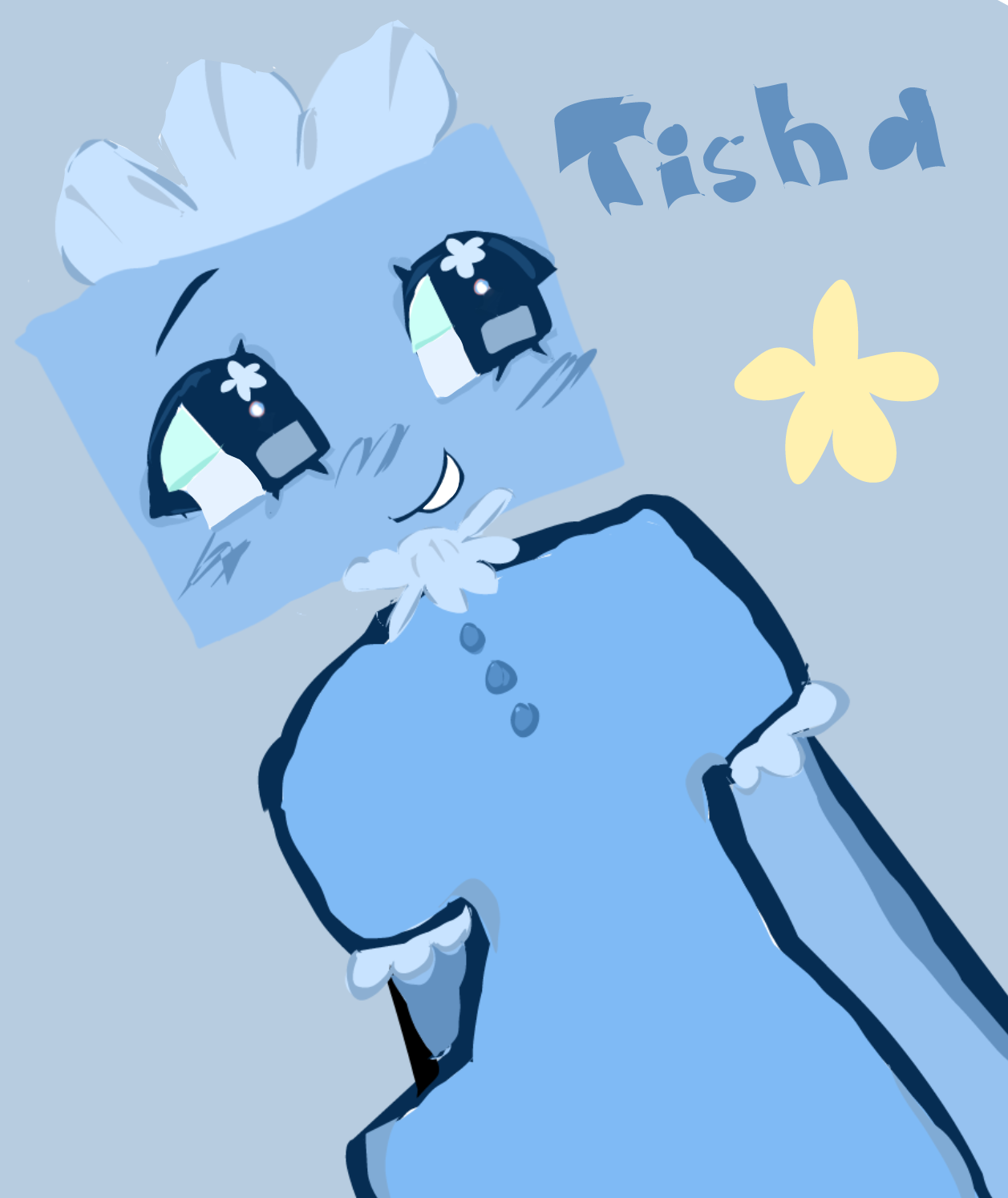 TISHA! (My 100th artwork woooo)🧹🧼 - ibisPaint