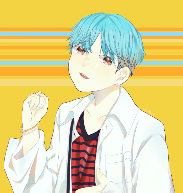 Suga 「DNA」- LOVE YOURSELF 承 Her - ibisPaint