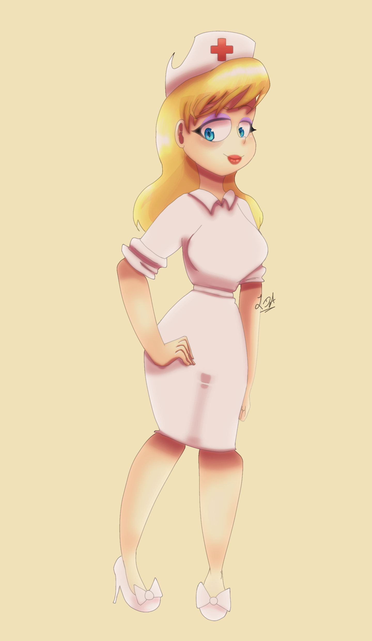 hello nurse - ibisPaint