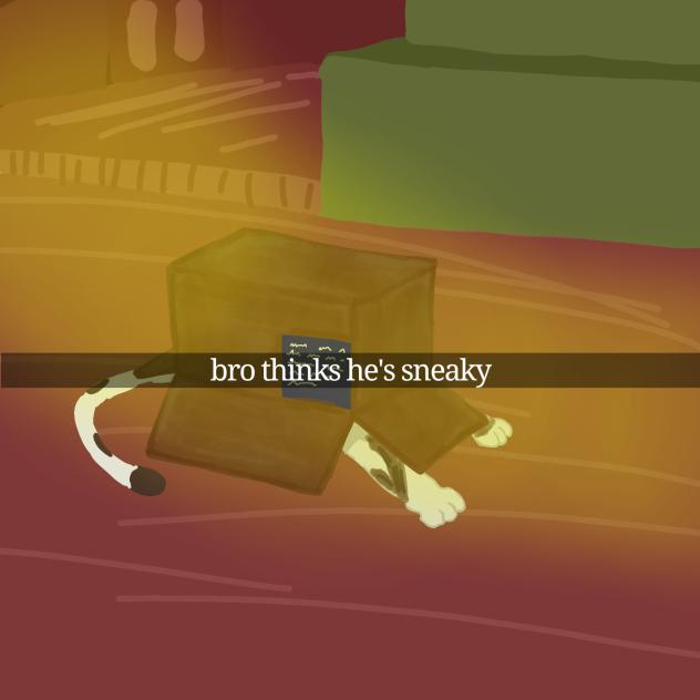 bro thinks hes sneaky - ibisPaint