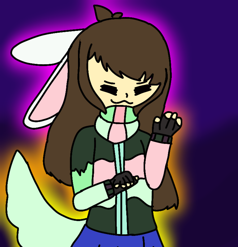 Ashley saying Nya~! - ibisPaint